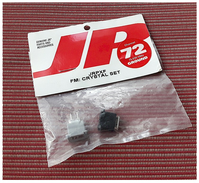 Vintage RC JR PROPO Radio FM Crystal Set JRPXF72 Channel 72 75.630mhz ...