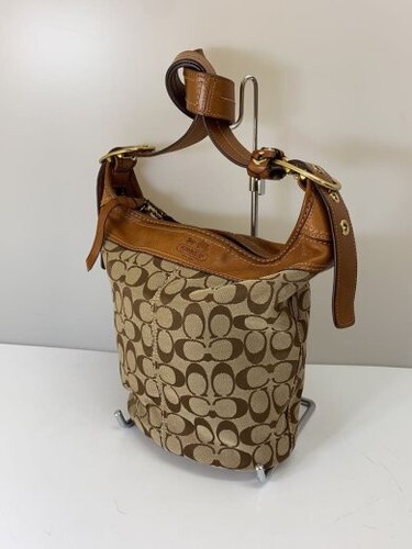 COACH Shoulder bag Canvas BRW Total pattern 11437 Women's Bags Coach | eBay
