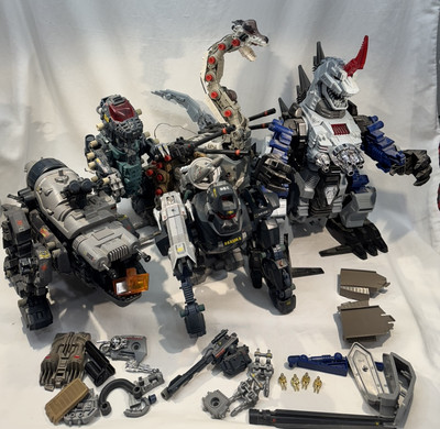 Vtg Tomy Robo Strux Zoids: King Gojulas - Badox Mad Thunder Terox ...
