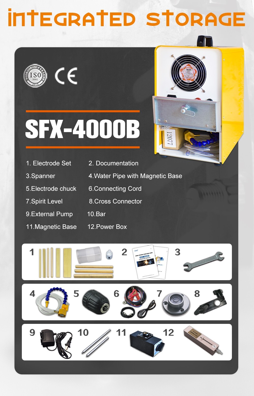 SFX Portable EDM SFX-4000B Broken Tap Remover 3000W Eroder Tap Burner ...