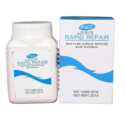 PYRAX Rapid Repair Self Cure Denture Base Powder | eBay