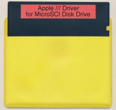 RARE Apple / Driver Disk for MicroSCI (u-SCI) 5.25 Disk Drive | eBay
