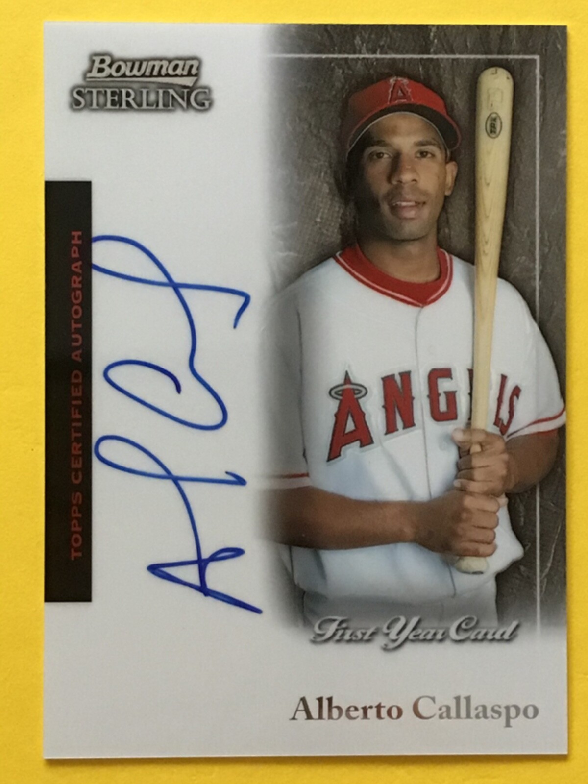 2004 Bowman Sterling Alberto Callaspo Rookie Autograph #BS-AC MINT 💎💎💎💎 ...