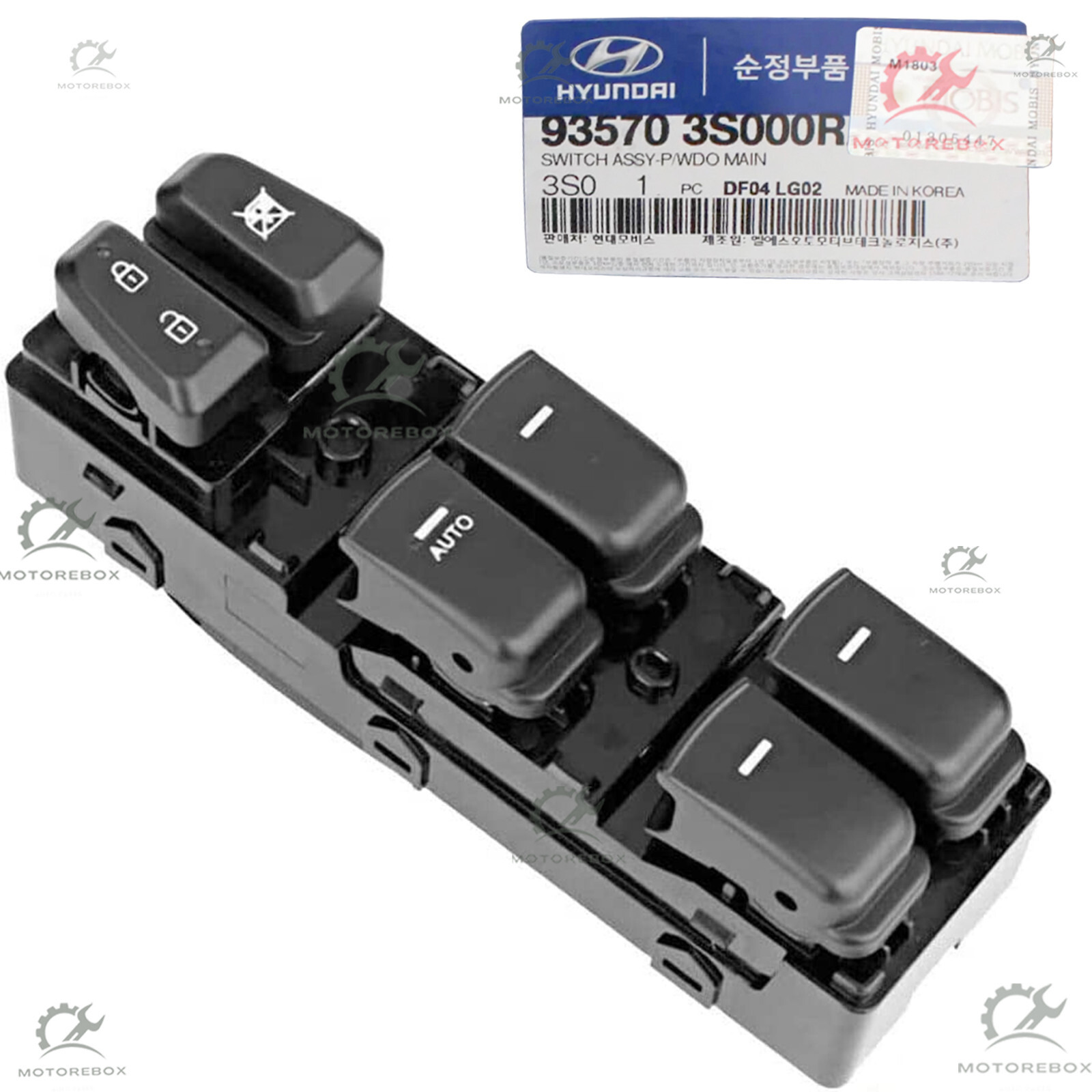 GENUINE Power Window Switch FRONT DRIVER 93570-3S000RY for 11-14 ...