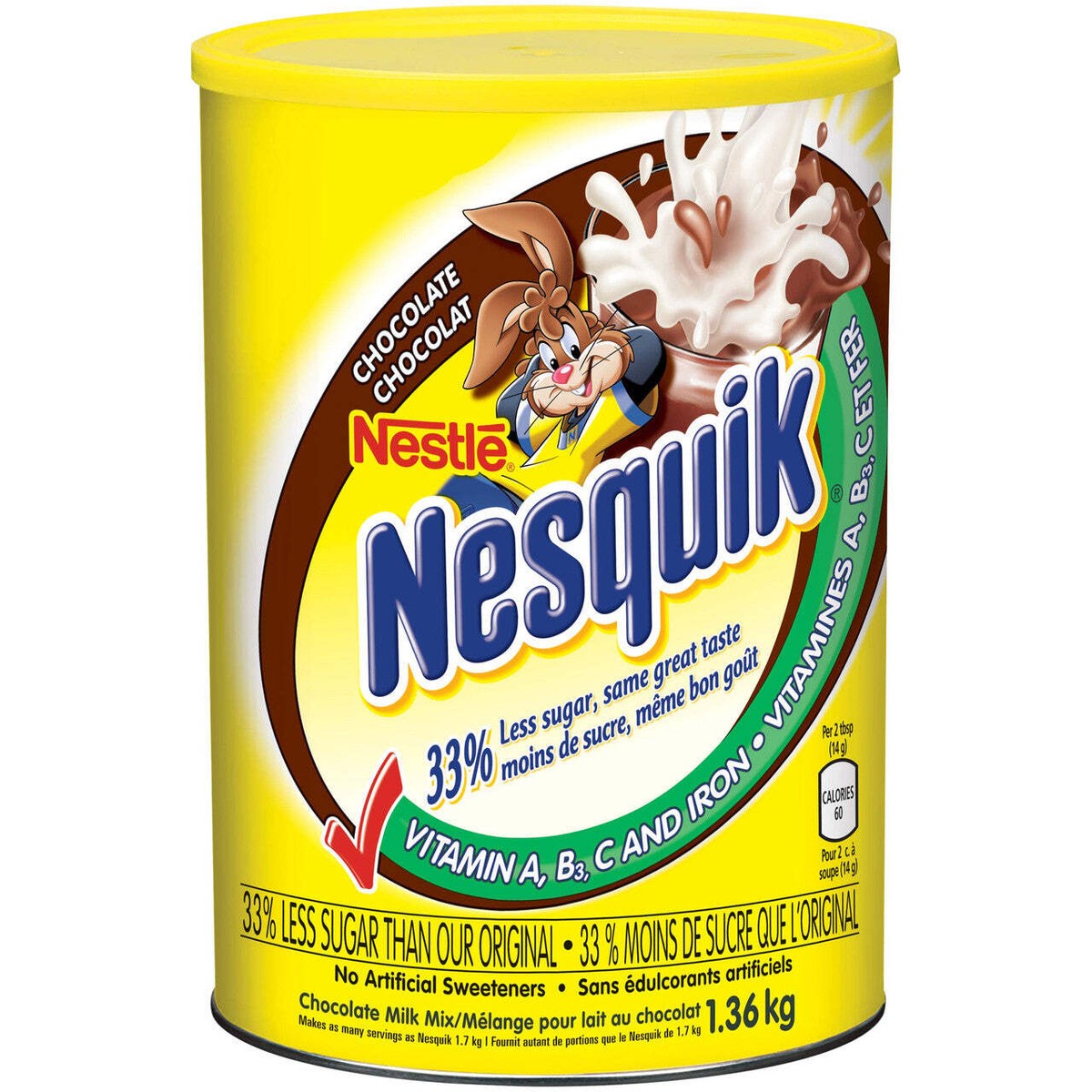 Lait Au Chocolat Nesquik Nestlé Nesquik Sirop De Chocolat, 22 Once