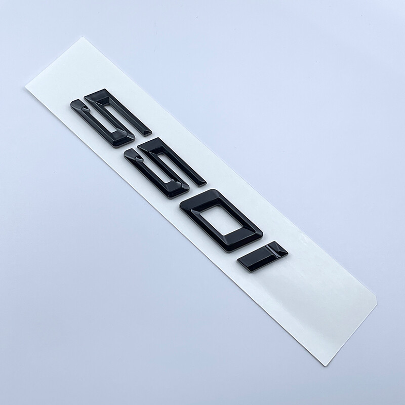 550i Tirunk Lid Black Rear Emblem Badge Letter For BMW 5-Series 550 E39 ...