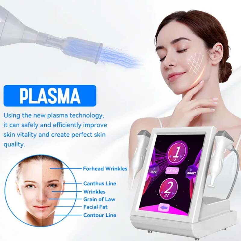 8-in-1 Cold Plasma Skin Lifting Hot and Cold Plasma Machine for Beauty ...