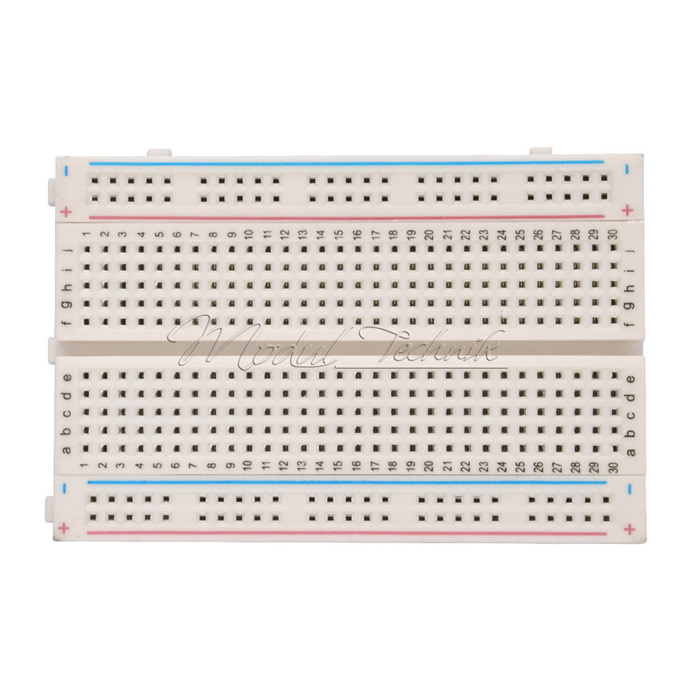 10PCS Mini Universal Solderless Breadboard 400 Contacts Tie-Points ...