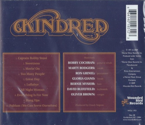 KINDRED - Kindred - Rock Pop Music CD | eBay