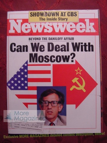 NEWSWEEK September 22 1986 Sept Sep 86 AIDS CBS NICHOLAS DANILOFF DICK ...