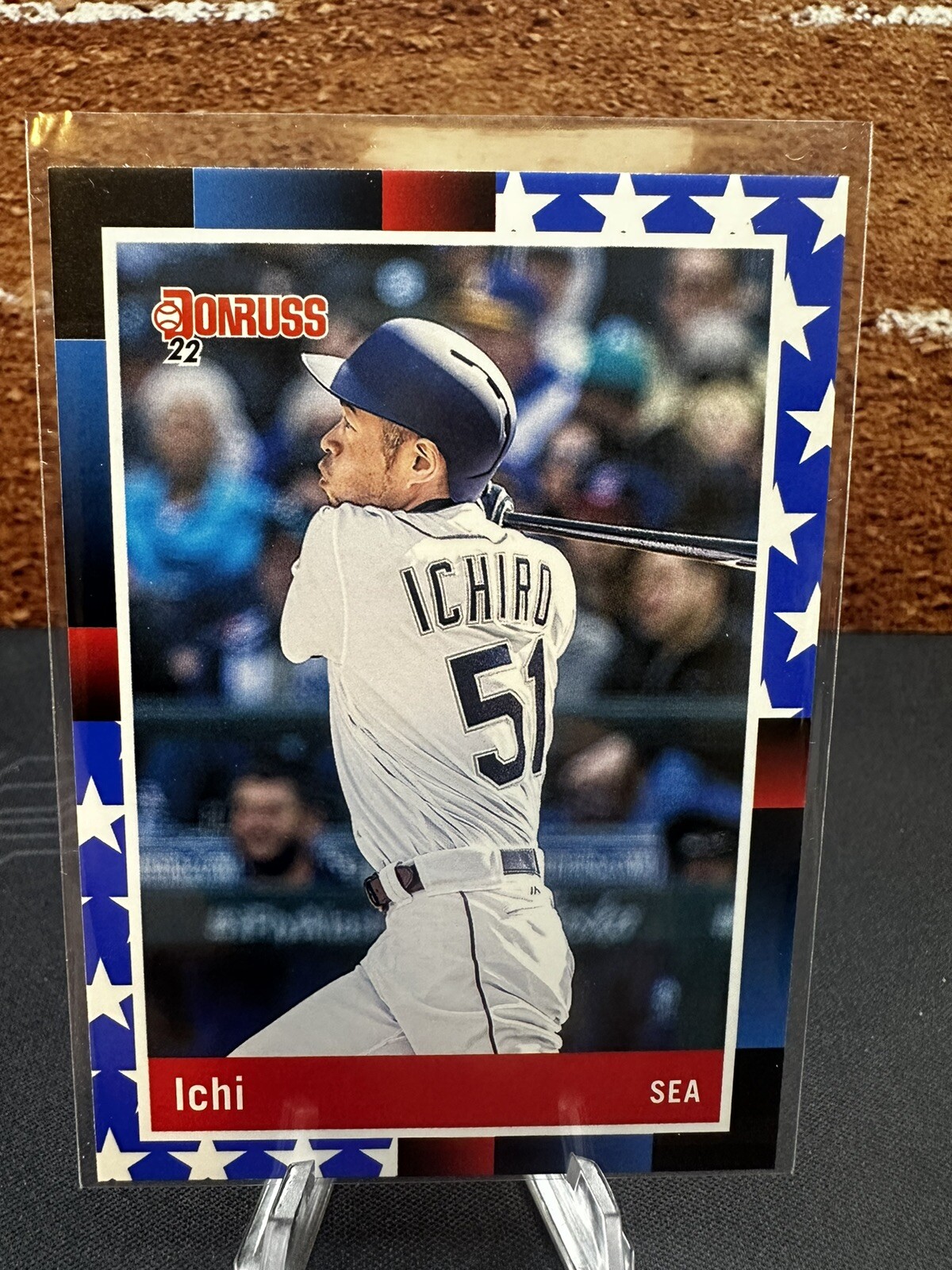 2022 Donruss Independence Day Retro Name Variation #240 Ichiro Suzuki ...