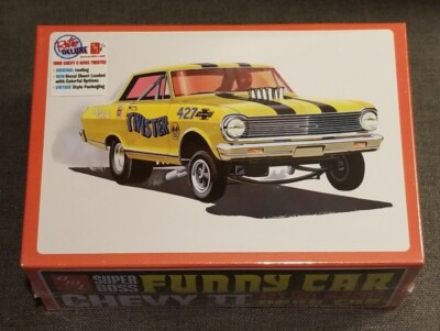 Retro Deluxe AMT 1/25 1965 Chevy II Nova Twister Plastic Model Kit ...