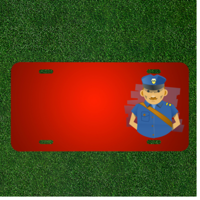 Custom Personalized License Plate With Add Names To Postman Mail Man ...