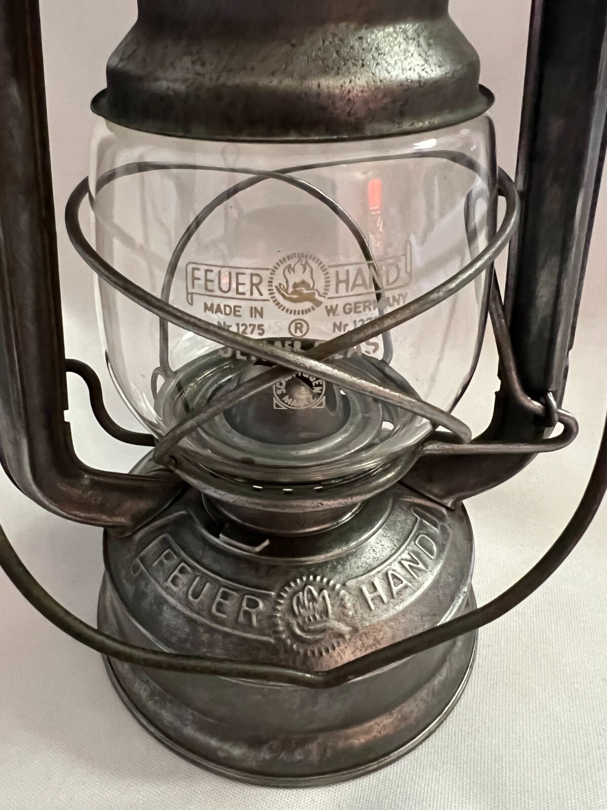 Vintage Original Nier Feuerhand Kerosene Oil Lantern Western Germany No ...