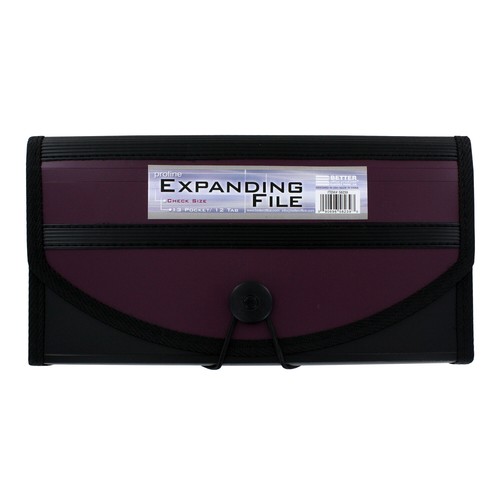Proline 12 Pocket Check Size Expandable File Folder, Purple - 58239 | eBay