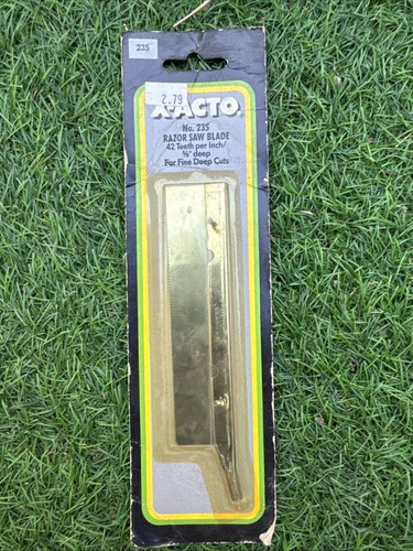 X-ACTO Razor Saw Blade No.235 Fine Deep Cuts 42 Teeth Per Inch 5/8 ...