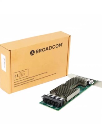 Broadcom LSI 9305-16i SATA/SAS HBA Controller Card 12Gbps PCIe Avago IT ...