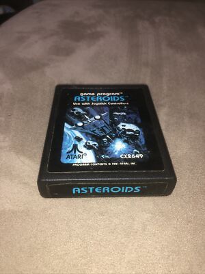 Asteroids (Atari 2600) Game Cartridge, Original Label NTSC | eBay