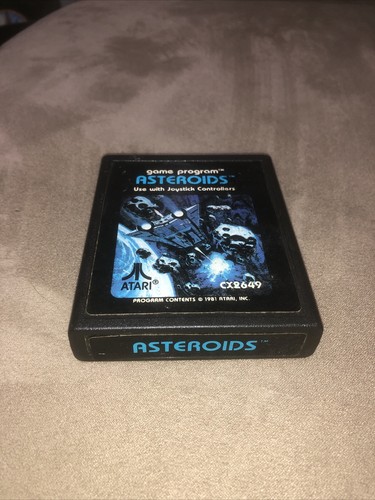 Asteroids (Atari 2600) Game Cartridge, Original Label NTSC | eBay