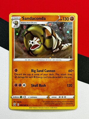 Sandaconda Holo Rare 082/163 Battle Styles Pokémon Card NM | eBay