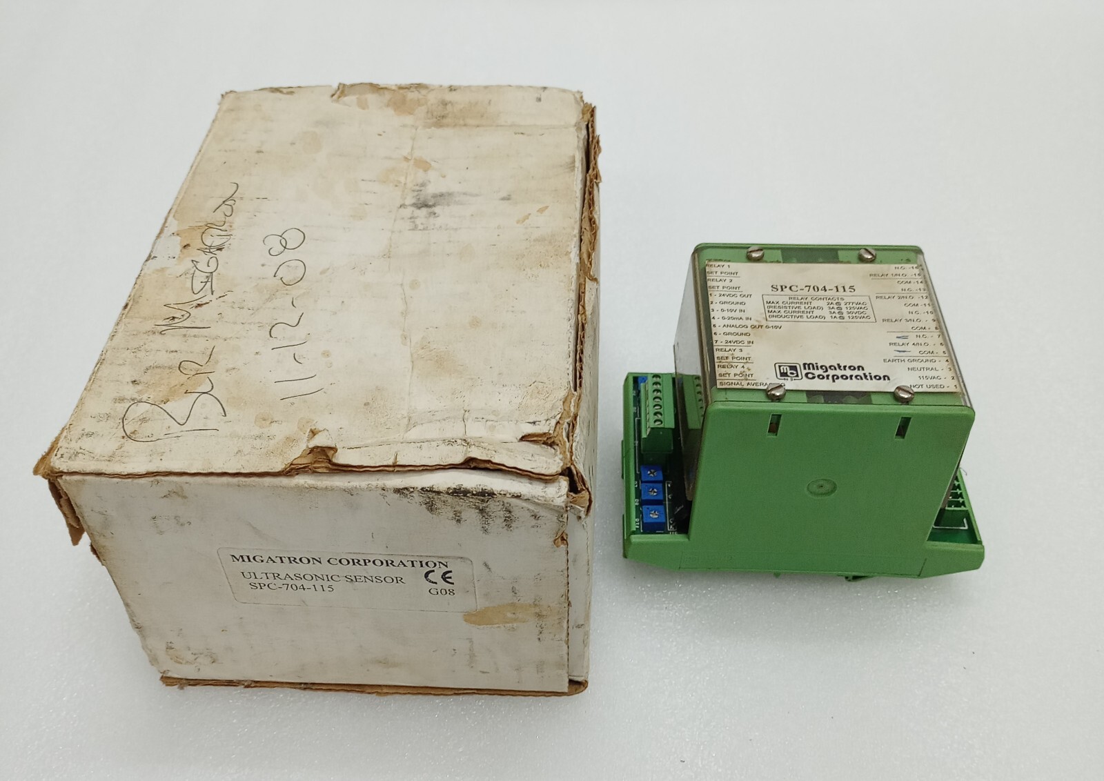 MIGATRON CORPORATION SPC-704-115 ULTRA SONIC SENSOR SET POINT ...