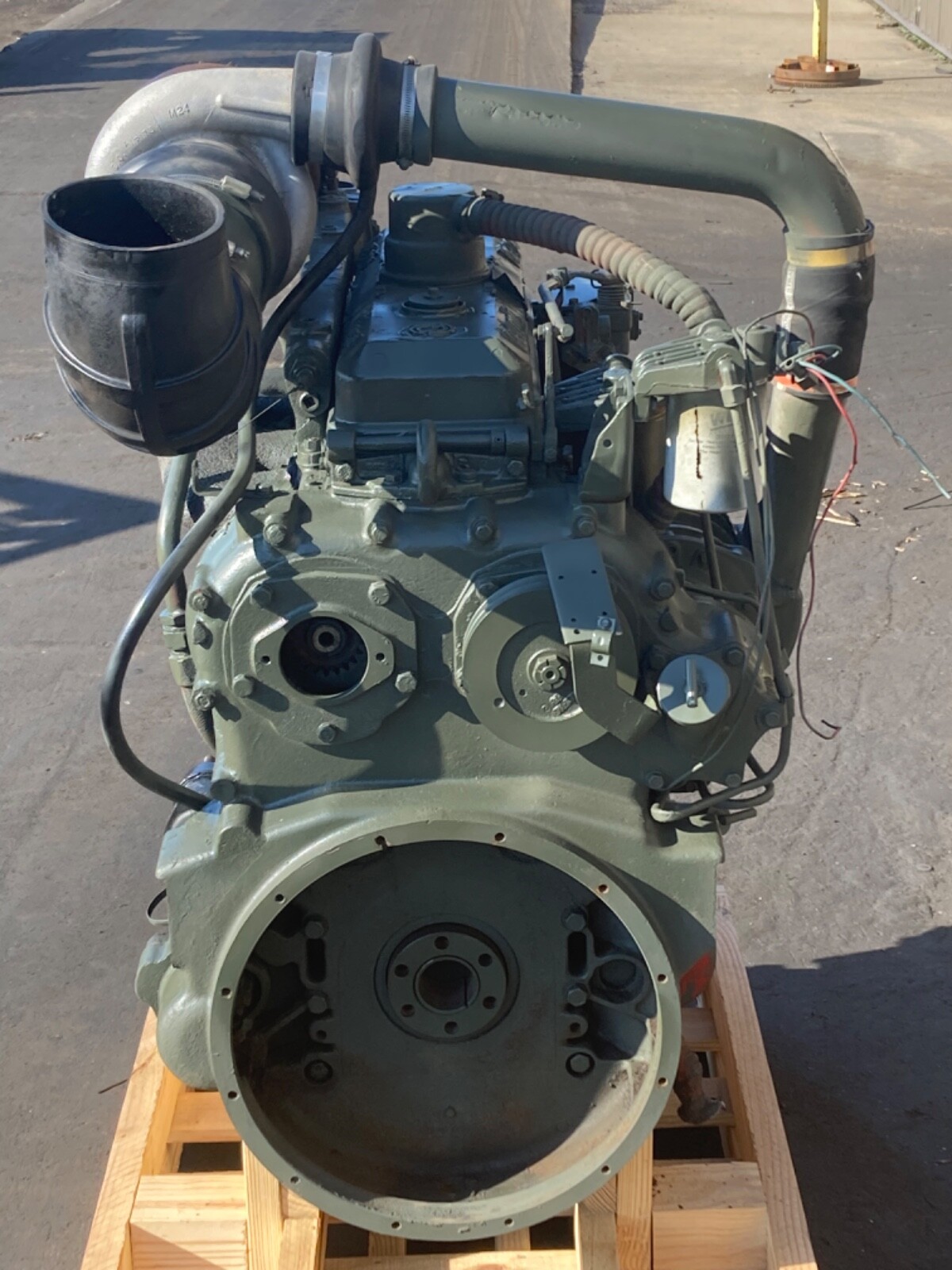 GOVERNMENT SURPLUS DETROIT 4-71 TURBO DIESEL ENGINE | eBay