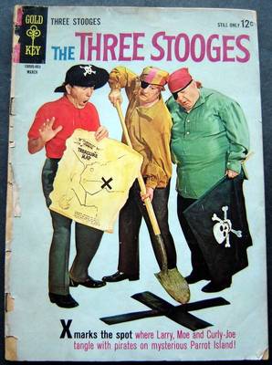 Three Stooges Comic Book Curly Joe 1964 # 16 Gold Key | eBay