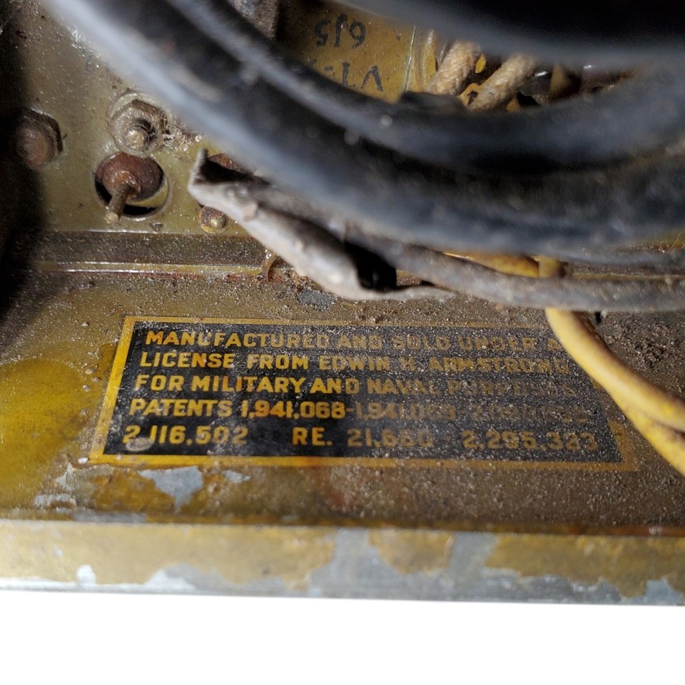 BC-603 Sherman Tank Radio Receiver WW2 Western Electric Signal Corps ...