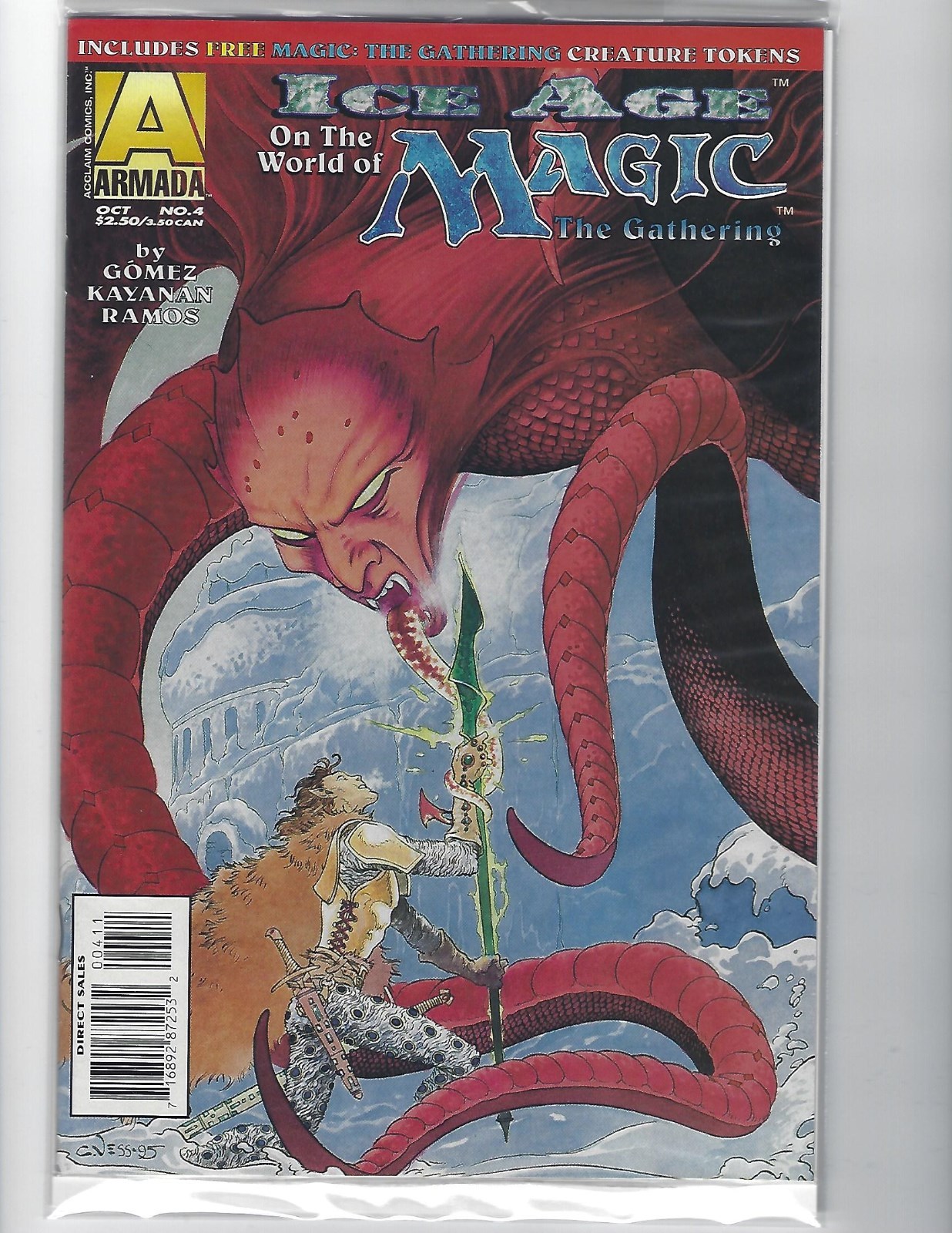 ICE AGE Magic the Gathering Comic Book Acclaim Comics OCT. No.4 SEALED ...
