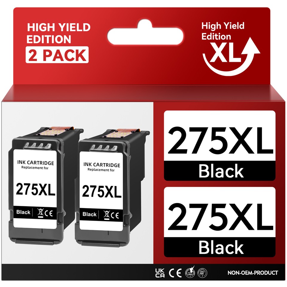 PG-275XL CL-276XL Ink Cartridge for Canon Pixma TS3500 Series TS3522 ...