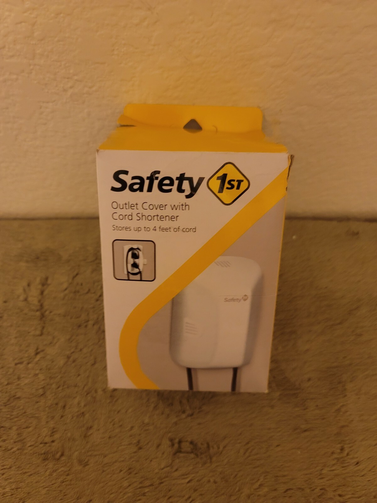 Safety First Outlet Cover With Cord Shortener (Can Store 4 Feet Of Cord ...