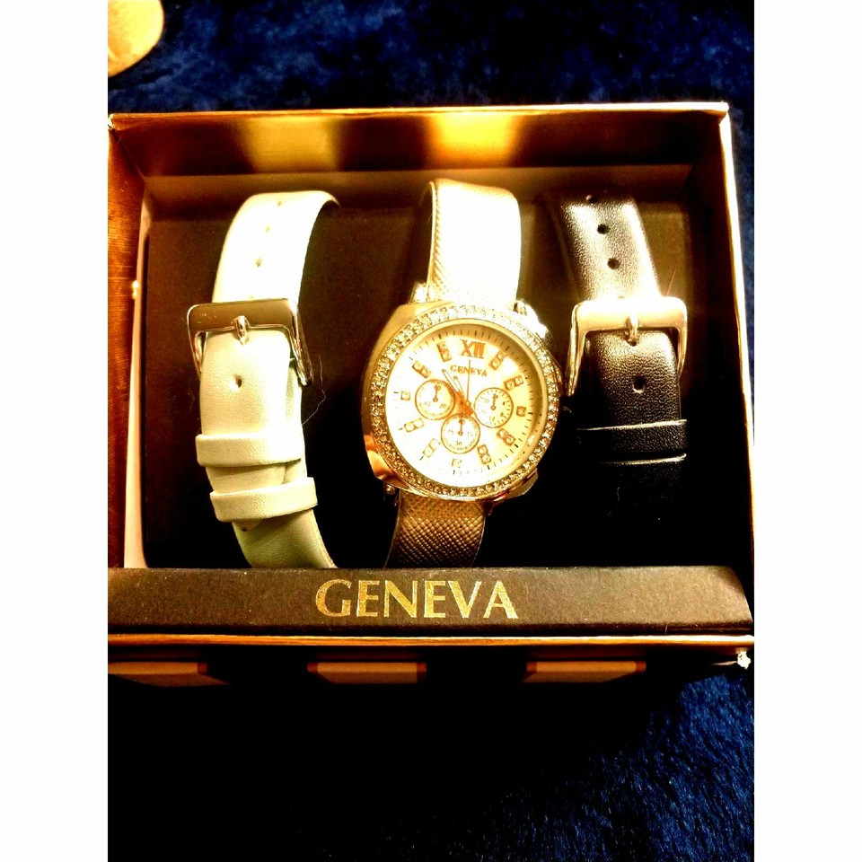 Geneva Watch Set~BEAUTIFUL!~ | eBay