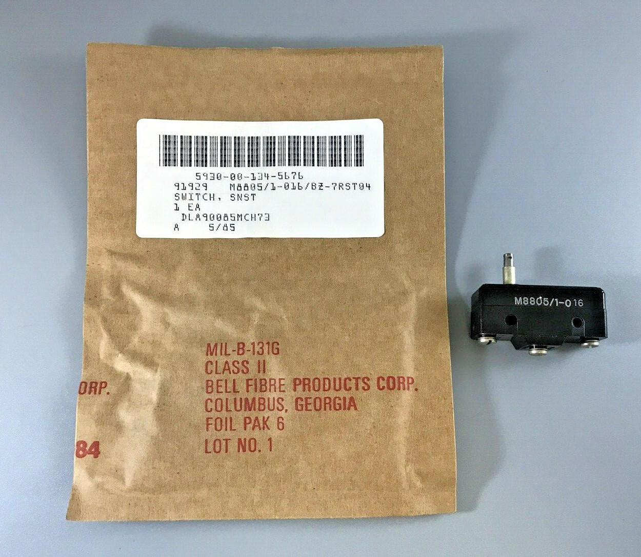 HONEYWELL M8805/1-016 SENSITIVE MICRO SWITCH 115VAC AND 28VDC | eBay