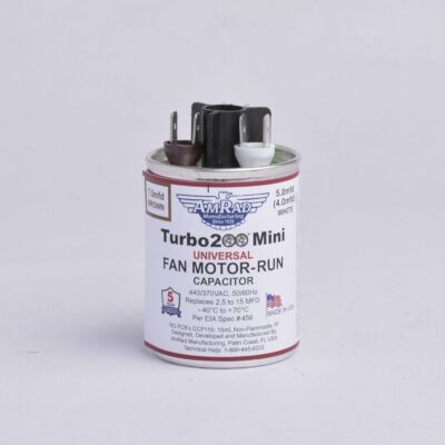 Global The Source Turbo Mini 200 Universal Motor Run Capacitor 2.5-15uF ...