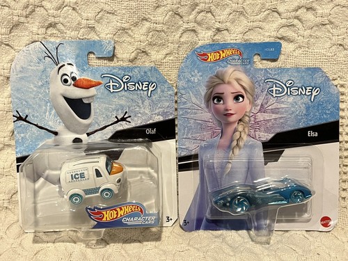 Hot Wheels Disney Character Cars Elsa & Olaf from Frozen | eBay