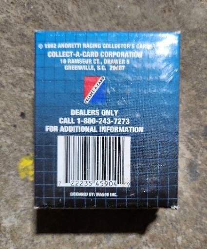 1992 Collect-A-Card ANDRETTI RACING 100 card Set with Hologram Factory ...