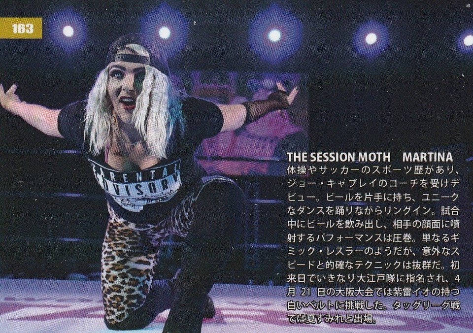 The Session Moth Martina 2019 Stardom Collection Card #163 RC | eBay