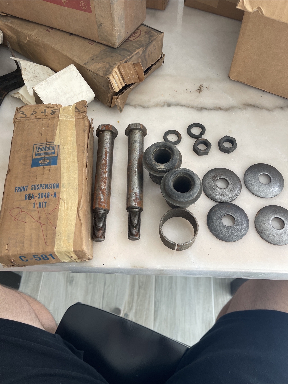 1955-1956 Ford Lower A Frame Suspension Kit NOS 56 | B6A3048A | OE ...