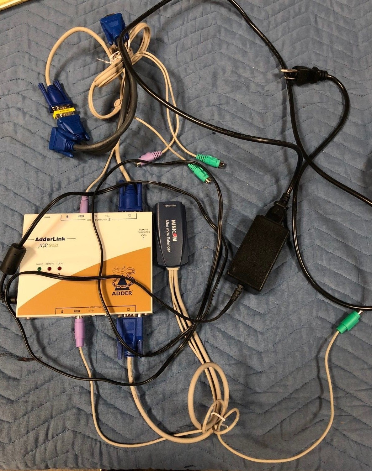 ADDERLINK XR GOLD WITH MINICOM MINI KVM EXTENDER | eBay