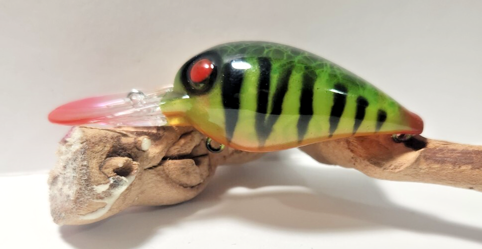 custom painted Wiggle wart crankbait (fire tiger ghost) | eBay