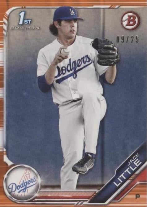 2019 Bowman Draft - Jack Little #BD-43 Orange /25 (RC) for sale online ...
