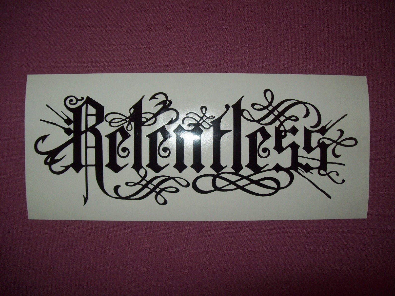 Relentless Decals / Stickers x2 | eBay UK