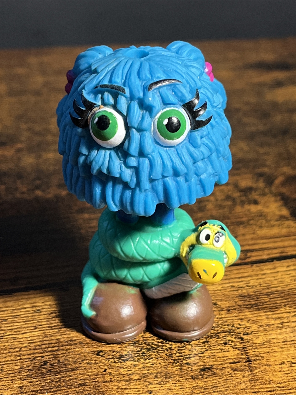 Vintage McDonalds Fry Guy, Fast Food Happy Meal Toy, Blue Fry Girl & Snake 1989 | eBay