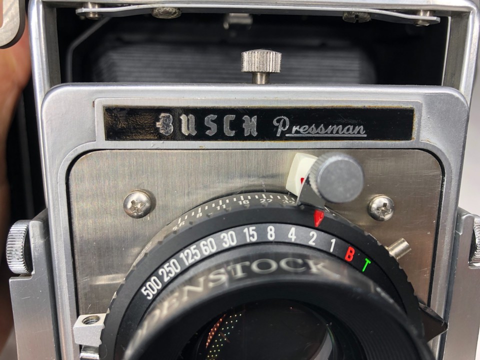 VINTAGE BUSCH PRESSMAN MODEL D 4X5 CAMERA PRE-OWNED IN GOOD CONDITION ...