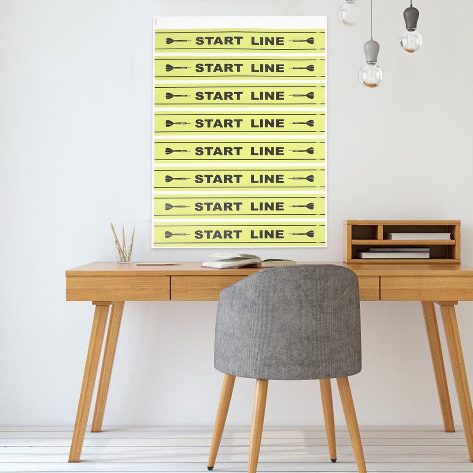 1 Sheet Throw Game Ground Marker Ground Line Notice Line Throw Notice ...