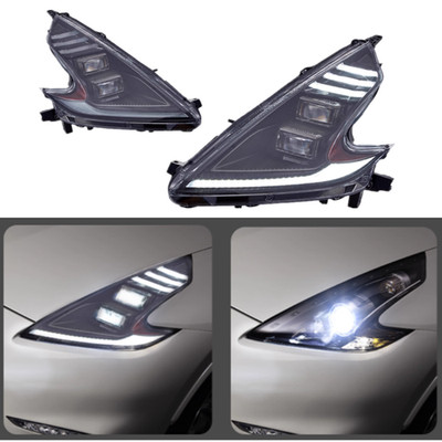 LED Headlight For Nissan 370Z Z34 2009-2021 DRL Turn Signal Front Lamp ...