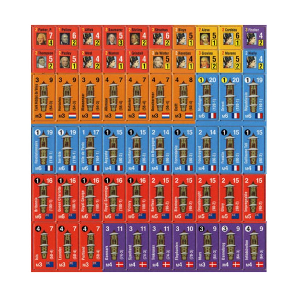 GMT Wargame Flying Colors - Fleet Actions in the Age of Sail (2nd) Box ...