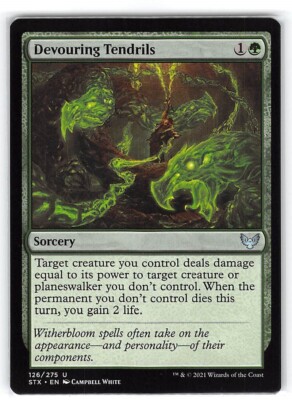 Devouring Tendrils *Uncommon* Magic MtG x1 Strixhaven | eBay