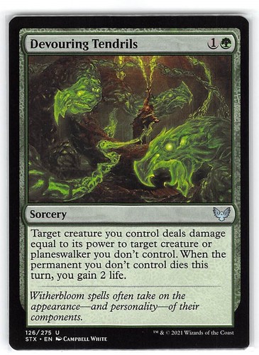 Devouring Tendrils *Uncommon* Magic MtG x1 Strixhaven | eBay