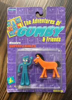 1995 Gumby & Friends Pokey Figure NIP Miniature Superflexibles ...